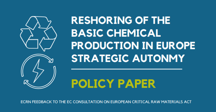ECRN position paper on the reshoring the basic chemical production in ...